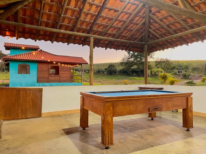 Retiro Em Família • Lago, Piscina E Play Ground - Santa Barbara