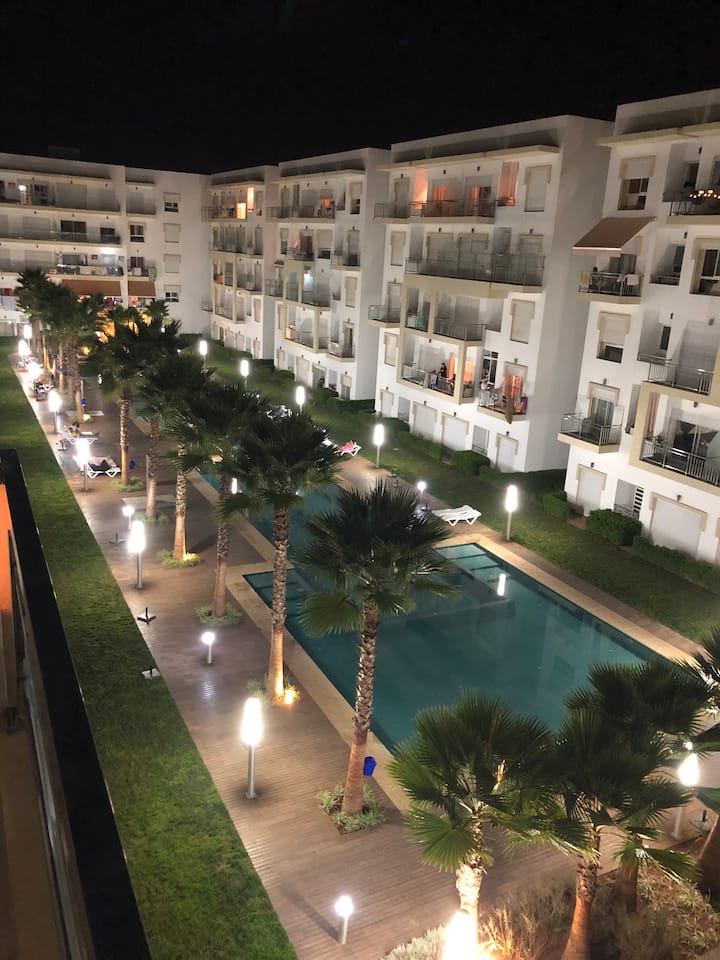 Magnifique T3 Avec Piscine Proche Plages - Bouznika