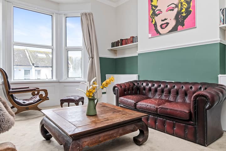 Artsy Oasis With Sea Views – Next To Queens Park - Brighton