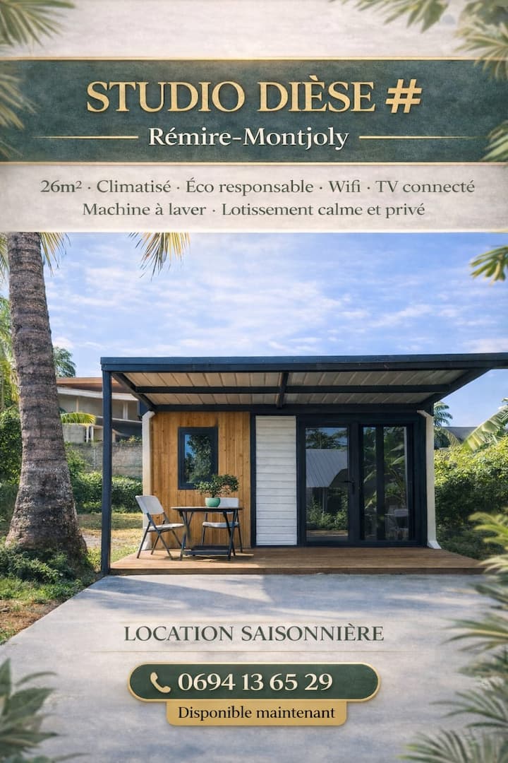 Location Saisonnière Studio Dièse # - Cayenne