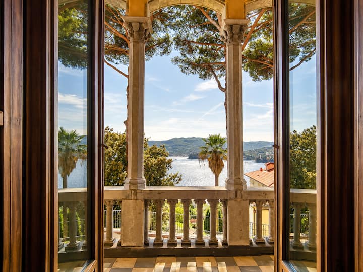 Xenia - 3 Rooms Apt At Villa Edoardo - Rapallo