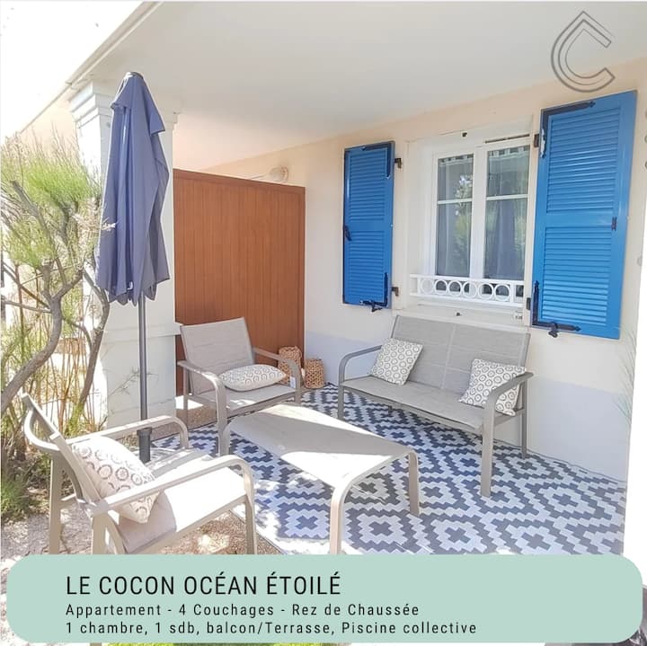 Le Cocon Océan ÉToilé - Au Pied De La Plage ! - Bretignolles-sur-Mer