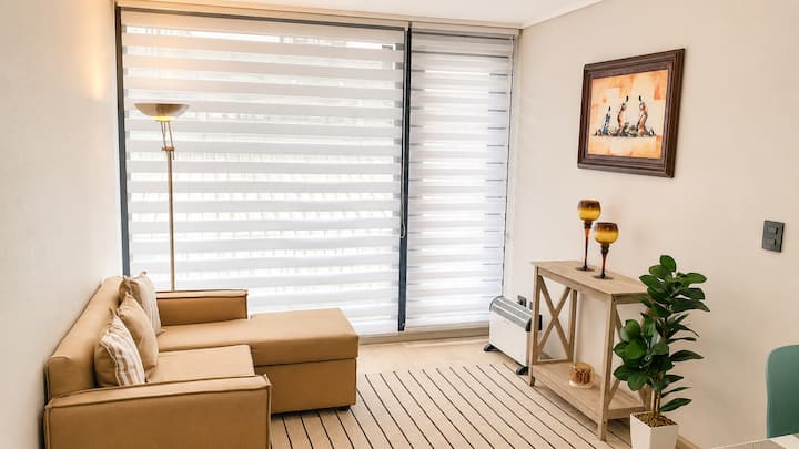 Moderno Depto Centro Concepción • Parking + Wifi - Concepción, Chile