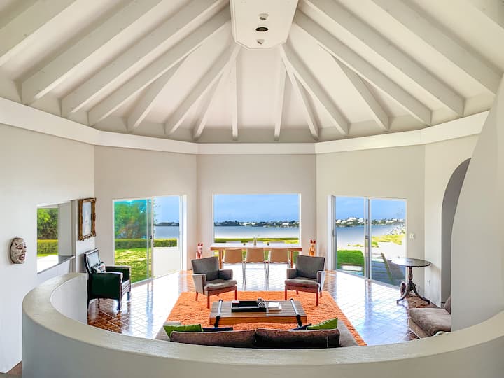 Sound Winds | 1920s Estate·tennis · Dock · Sunset - Bermuda