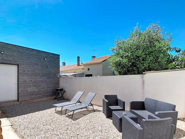 Appartement Lumineux Agde Centre - Terrasse Wi-fi - Le Grau d'Agde