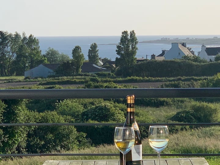 Maison Vue Mer à 180° Sur La Baie D'audierne - Audierne
