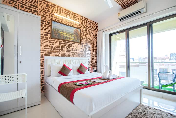 Luxury 3 Bhk Family Apartment With Wifi & Ac - Mumbai