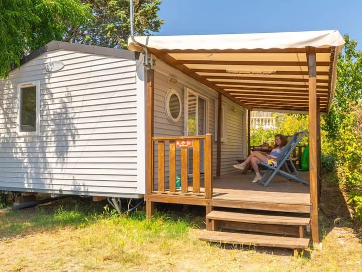 Mobil Home Confortable Avec Terrasse - 4 Pers. - Fabrègues