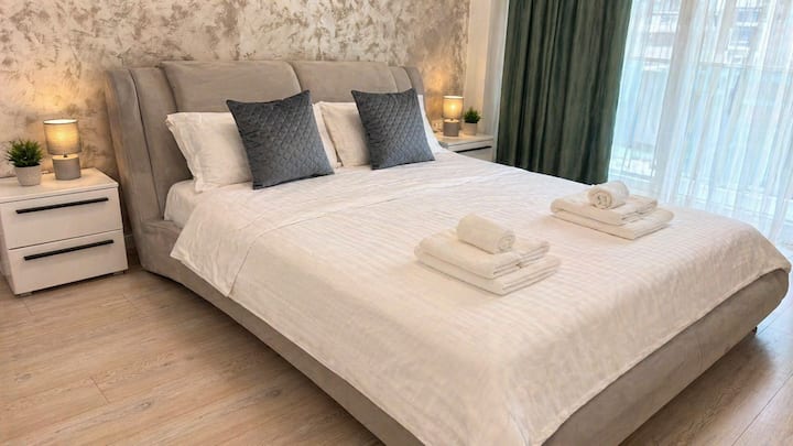 Elira Blue - Apartament Deluxe Cu 2 Dormitoare - Năvodari