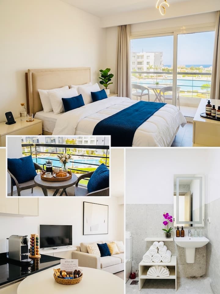 Luxury Getaway At Capilla Resort | Pool View & Sea - Scharm El-Scheich