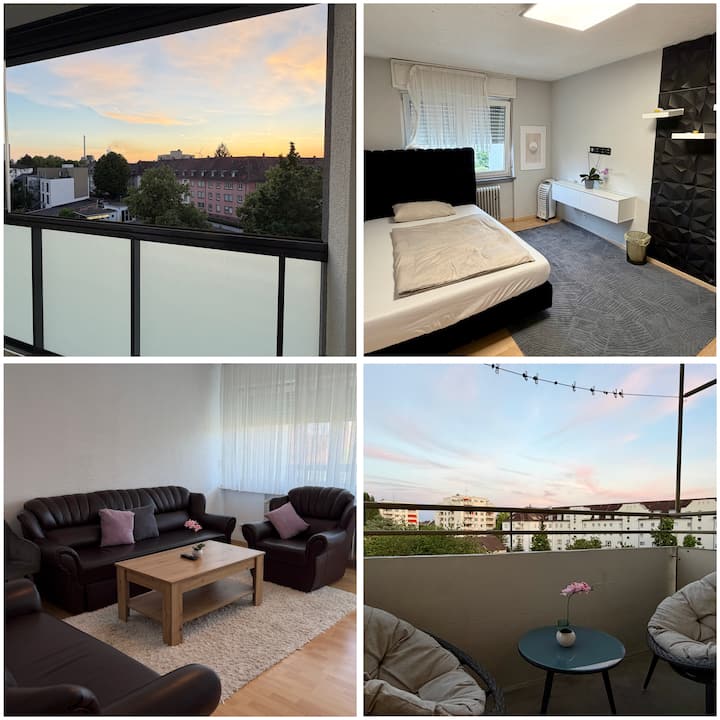 Helle 3-zi-wohnung | Balkon, Parkplatz & Netflix - Karlsruhe