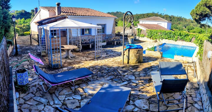 Villa Espagnole Atypique Proche De Lloret Del Mar - Caldes de Malavella