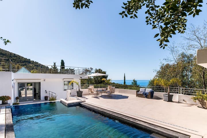 Sunny Seabreeze Villa, Eze, Pool Close To Monaco - Èze