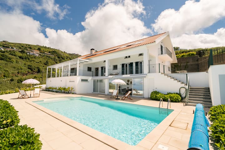Sunset Villa With Private Pool & Ocean View - Madeira