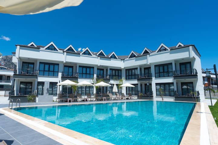 Kemer Göynük Whitestone Tatil Evleri 2+1 Dubleks - Konyaaltı