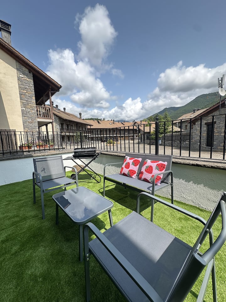 Apartamento Con Chimenea Y Barbacoa Exterior - Fiscal