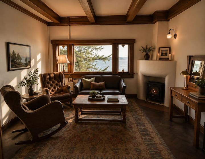 Cozy Oceanfront Suite At Historic Moran Mansion - Orcas Island, WA