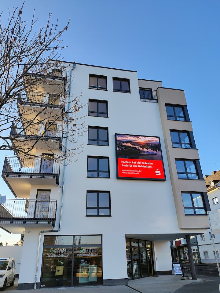 Moderne City Wohnung & Parkplatz Vor Der Haustür - Bendorf