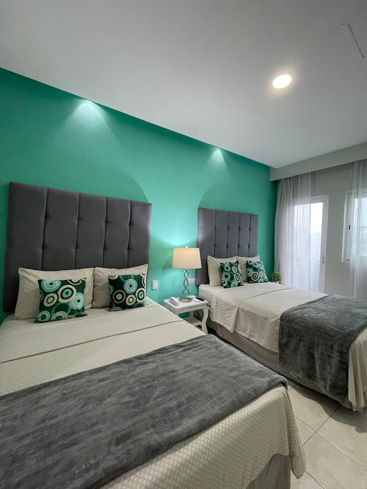 Estudio Doble Familiar Con Balcón En Hotel Venedik - Heroica Veracruz