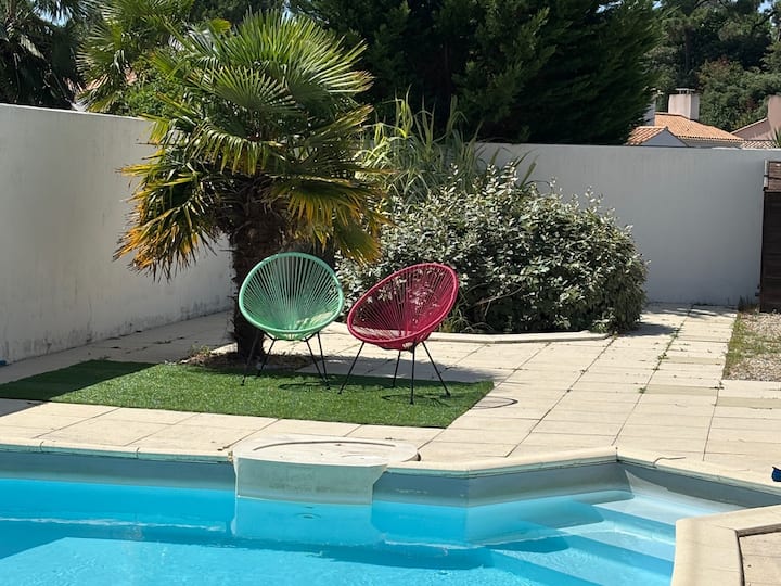 Maison Avec Piscine Privée - 8 Pers. - Saint-Jean-de-Monts