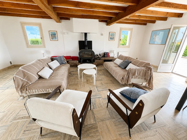 Grande Maison à Sauzon - Plage à 5min à Pied. - Sauzon