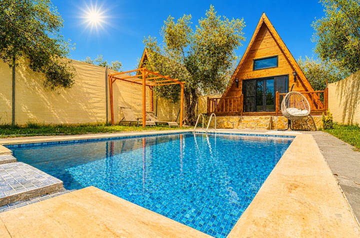 Bungalov(5) 1 Yatak Odalı ÖZel Havuzlu - Çalış Beach