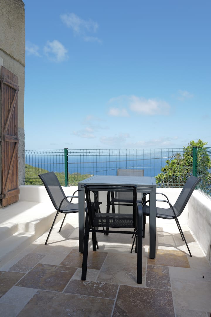 Maison De Village Au Calme - Vue Mer - Belvédère-Campomoro