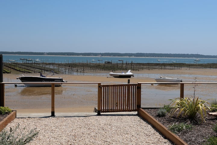 Villa D'exception _1ère Ligne _accès Privé Bassin - Arcachon