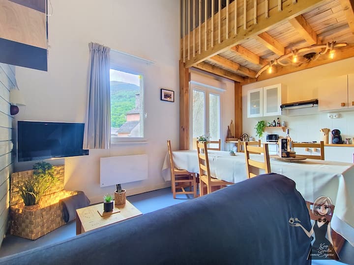 Cocon Ossalois, Piscine & Vue Montagne Pour 7 Pers - Vallée d'Aspe