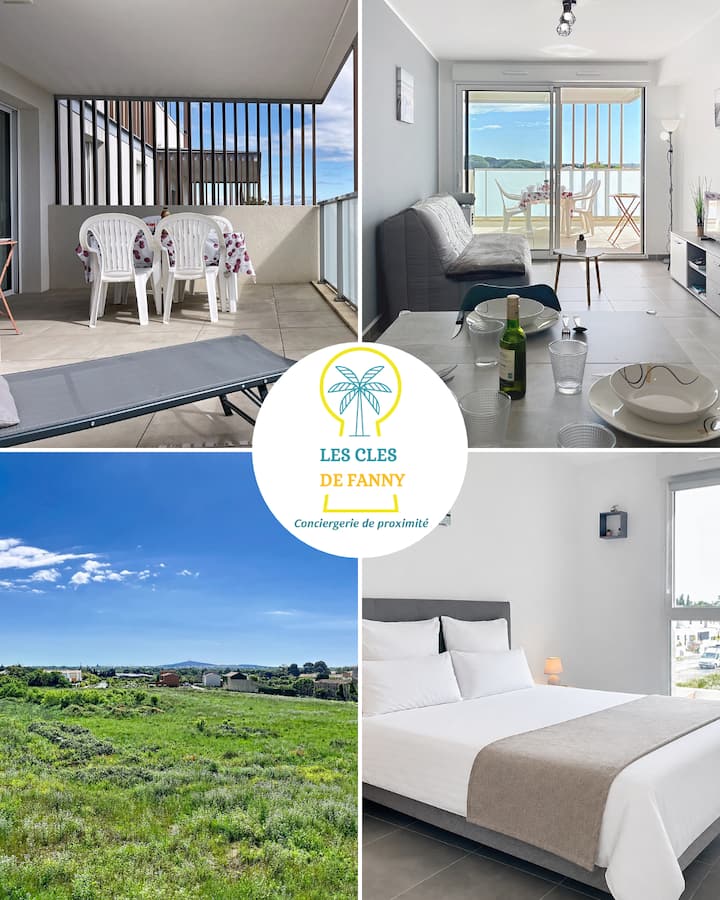 L'allegria : 1 Ch, Wifi, Terrasse, Parking, Neuf - Vias