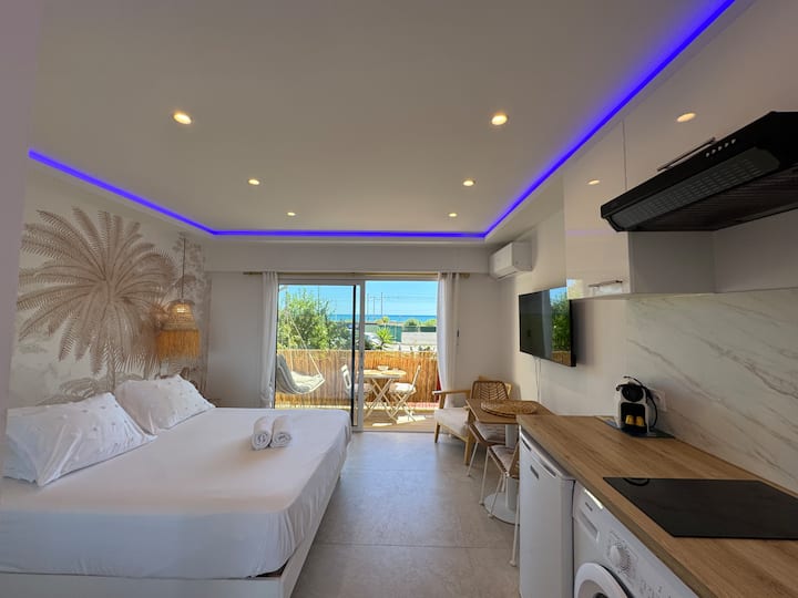 New* Le Cocon Casa Bohème | Vue Mer, Clim, Parking - Antibes