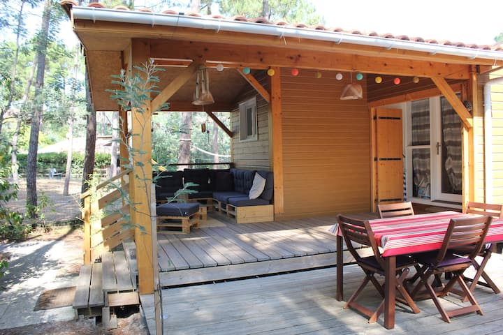 Chalet Cosy, Au Coeur Des Pins, Entre Lac Et Océan - Carcans