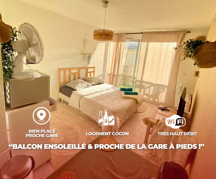 Bel Appartement+balcon à 5 Minutes Du Centre-gare - Nîmes