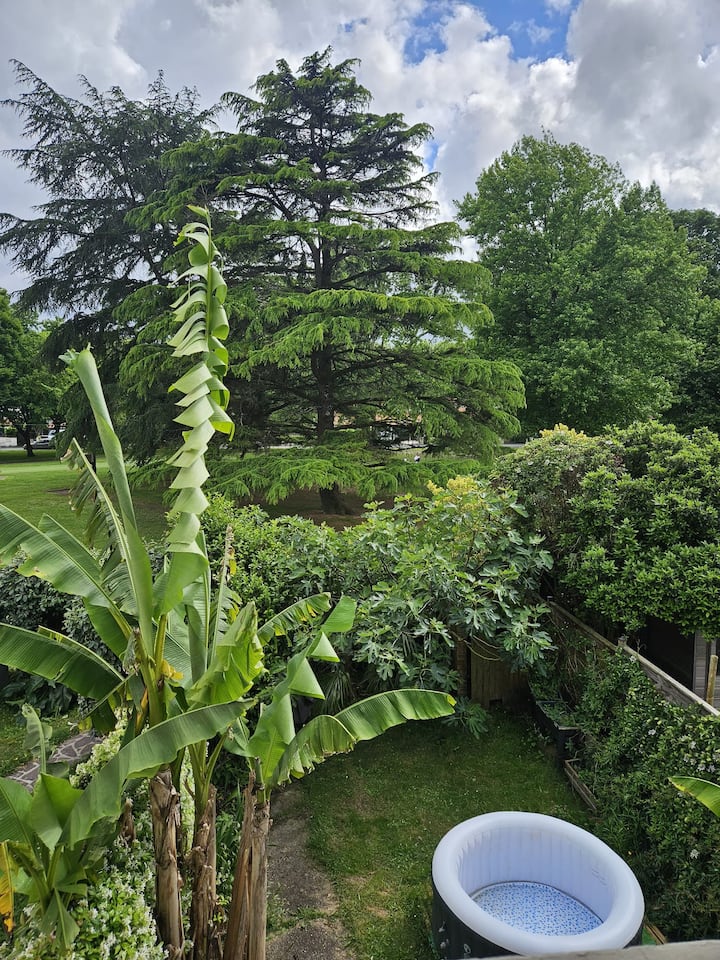 Maison Mitoyenne Avec Jardin Vue Parque - Anglet