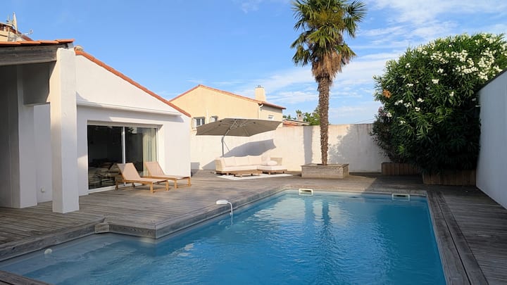 Nouveauté Vaux Sur Mer - Villa 5 Ch. Clim Piscine - Royan