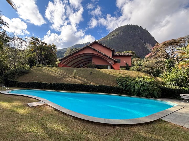 Casa Espetacular Com Piscina, Sauna E Campão - Petrópolis