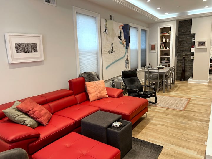 Modern 3br Duplex, Parking On-site, Easy To Nyc - Jersey City, NJ