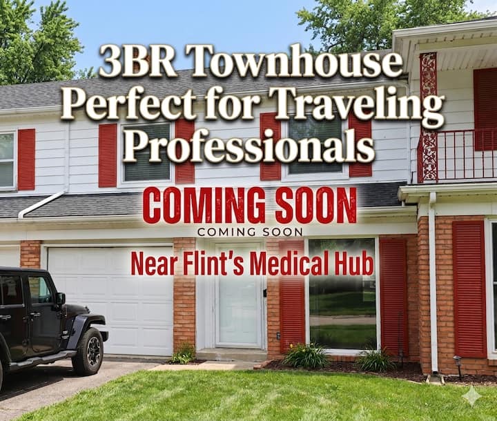 3br Townhouse Perfect For Traveling Professionals - Flint, MI