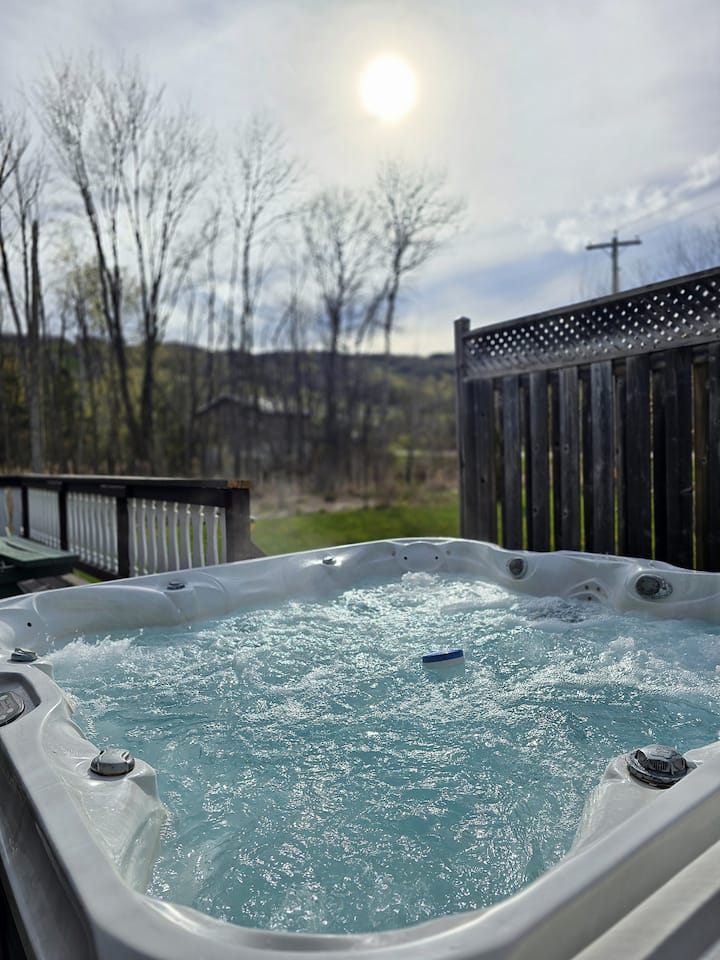 Beautiful/cozy Chalet With Hot Tub Walk To Village - Ontario