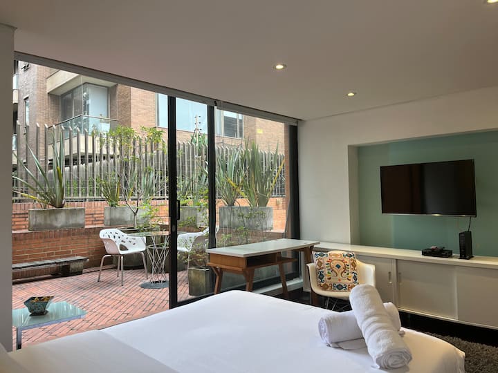 Fantastic Loft + Virrey Park + Private Terrace - Bogotá