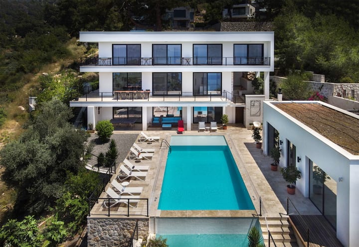 Panoramic Sea View Luxury Villa Faralya - Faralya