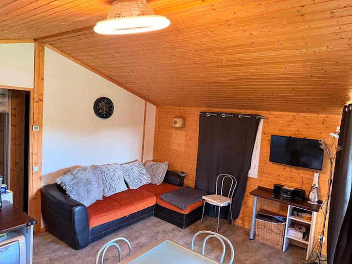 Chalet Cosy, Vue Sur Lac, Calme, Piscine, Nature - Cantal