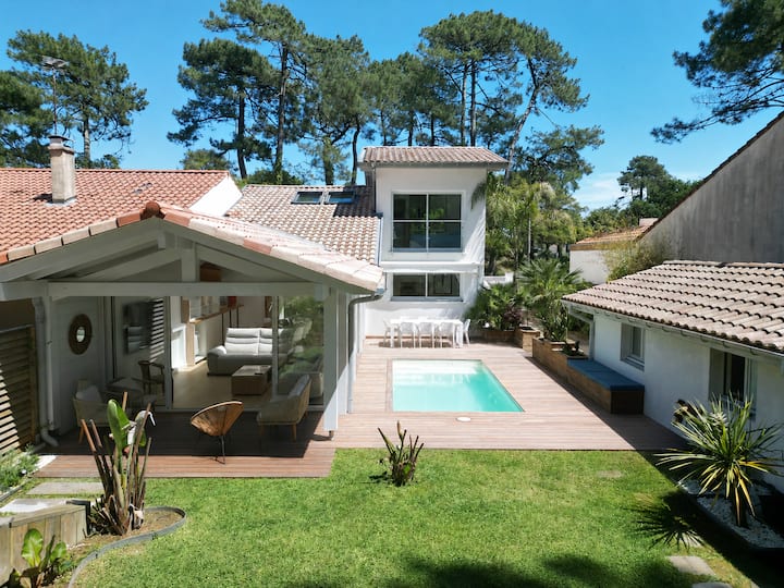 Villa Sorelh, Piscine Chauffée, Plage, Capbreton - Hossegor
