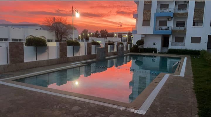ÉLégant Appartement Moderne Avec Piscine - Tetouan