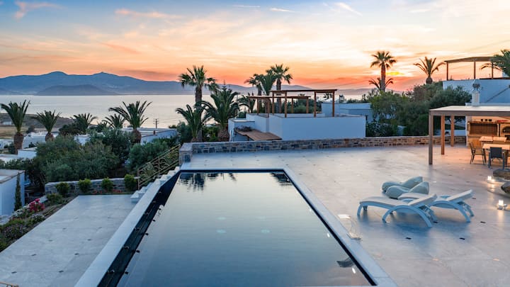 Poolside Pearl | Sea View & Calm Escape - Naxos