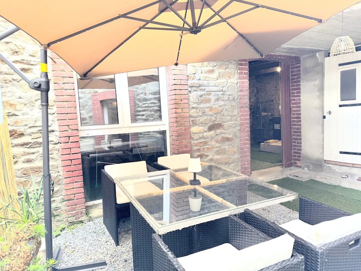 Maison Typique  Granville 8 Pers Patio & Ping Pong - Saint-Pair-sur-Mer
