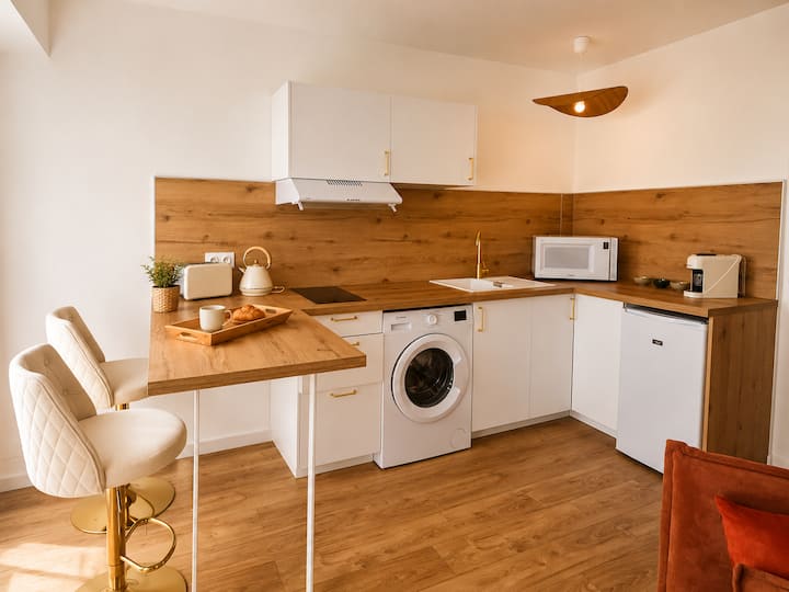 Studio Cosy Avec Un Balcon Vue Saône - Mâcon