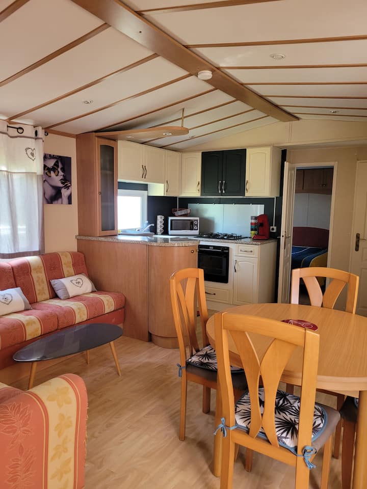 Mobile-home à Louer Dans Un Camping 2 éToiles - Barbâtre