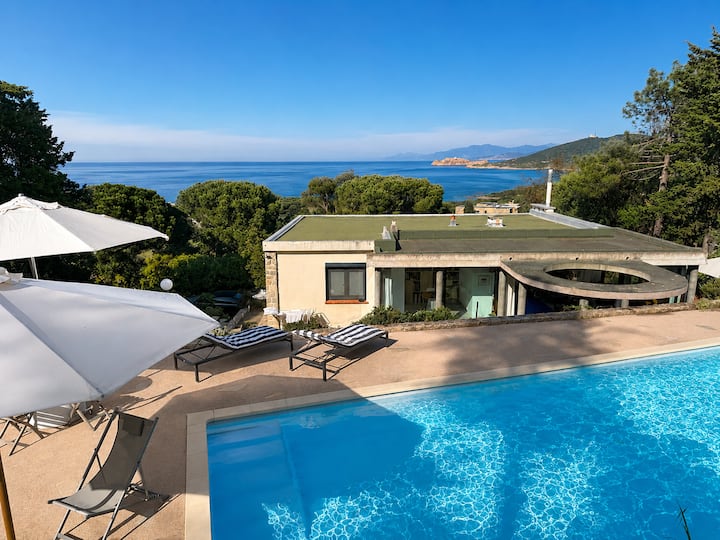 Villa De Caractère Avec Vue Mer, Marine De Davia - Algajola