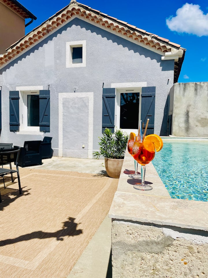 Havre De Paix Climatisée Avec Piscine - Vaison-la-Romaine